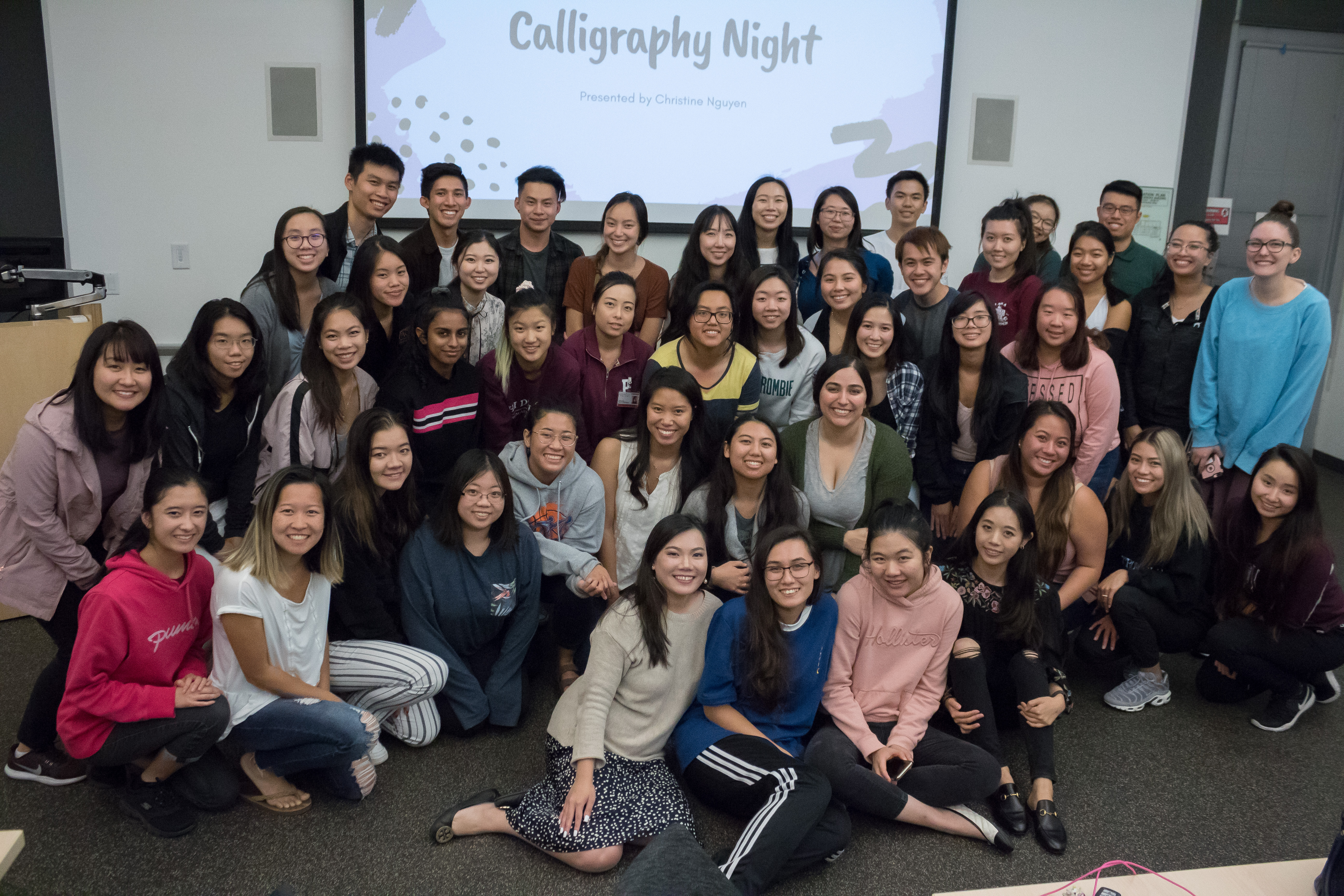 Calligraphy Night – Student College of Clinical Pharmacy – Pacific